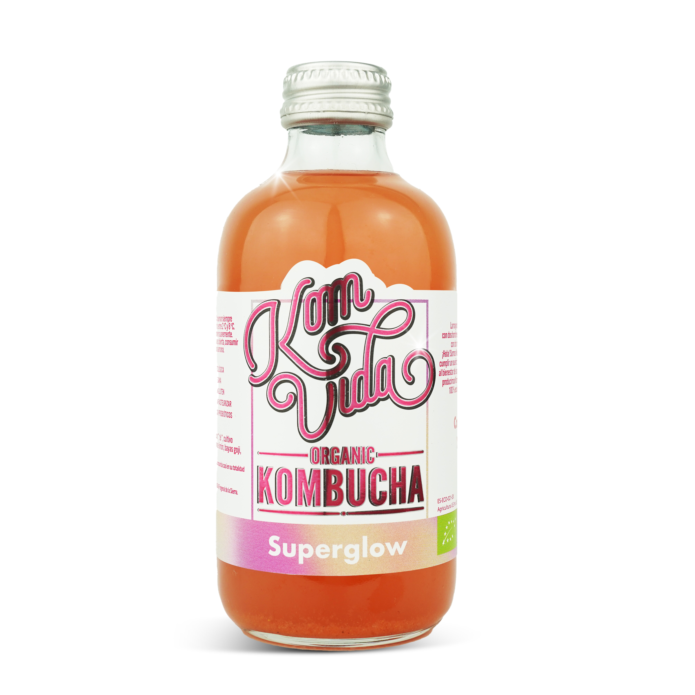 Kombucha superglow Komvida 250ml | Ahorramas