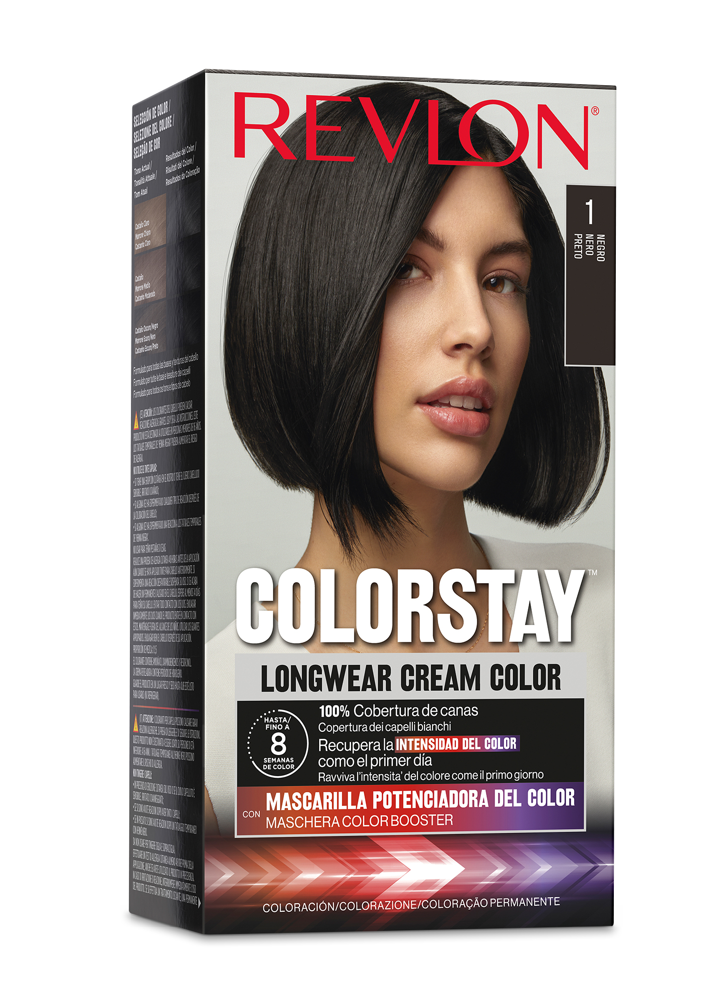 Tinte para el cabello Revlon Nº1 Negro | Ahorramas