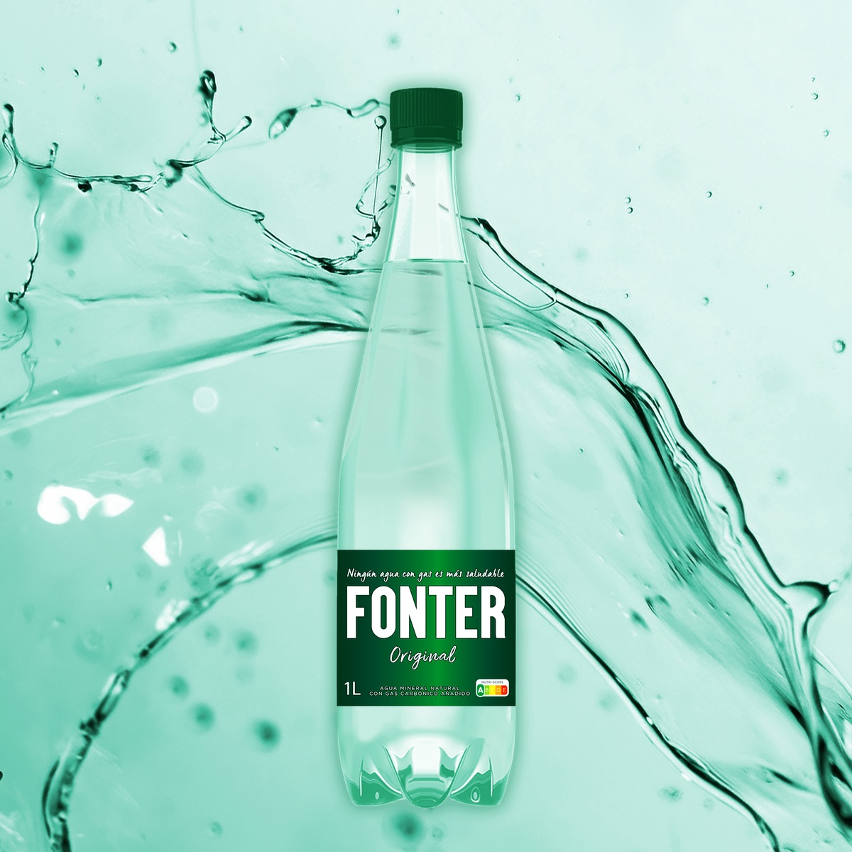 Agua mineral con gas Fonter 1l | Ahorramas