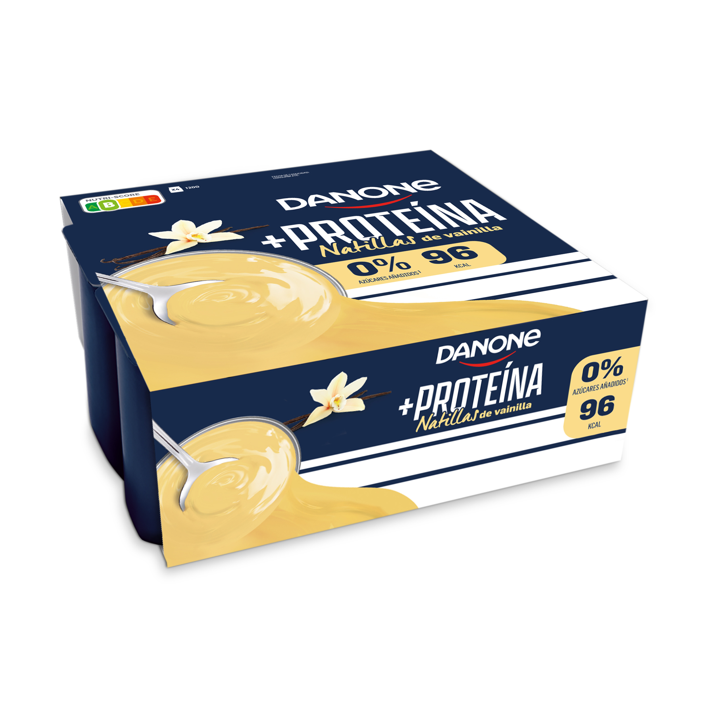 Natillas proteinas Danone Pack 4 Vainilla | Ahorramas