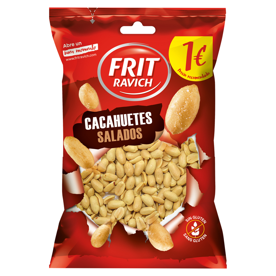 Cacahuete frito salado Frit Ravich 100g | Ahorramas
