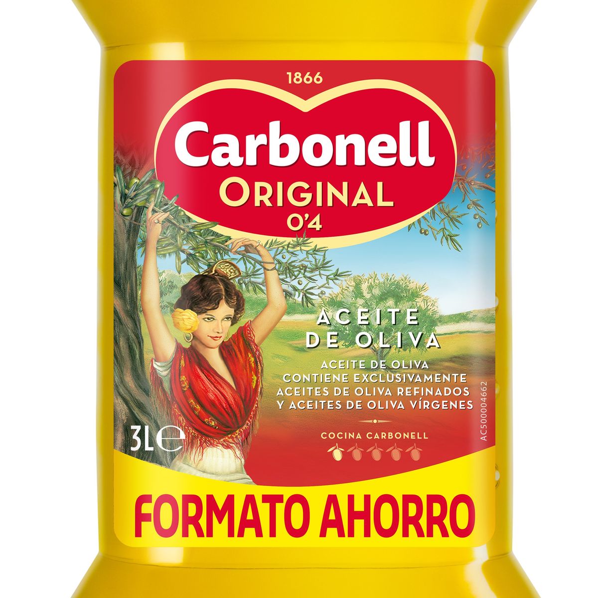 Aceite de oliva Carbonell garrafa 3l 0,4º | Ahorramas