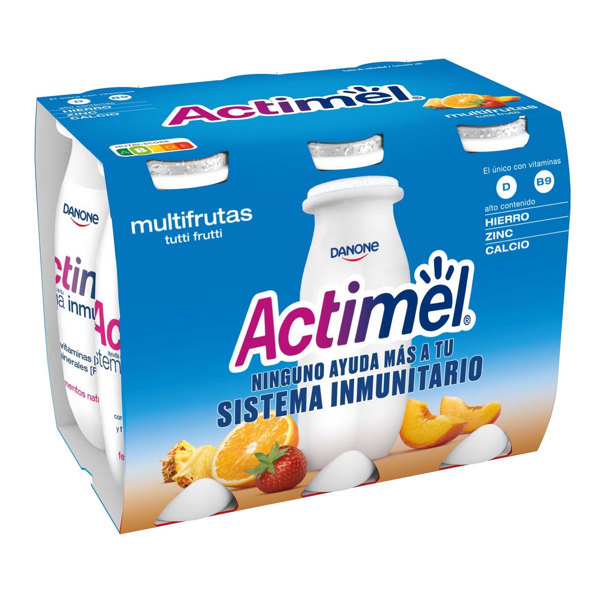Actimel pack 6 sabor multifruta | Ahorramas