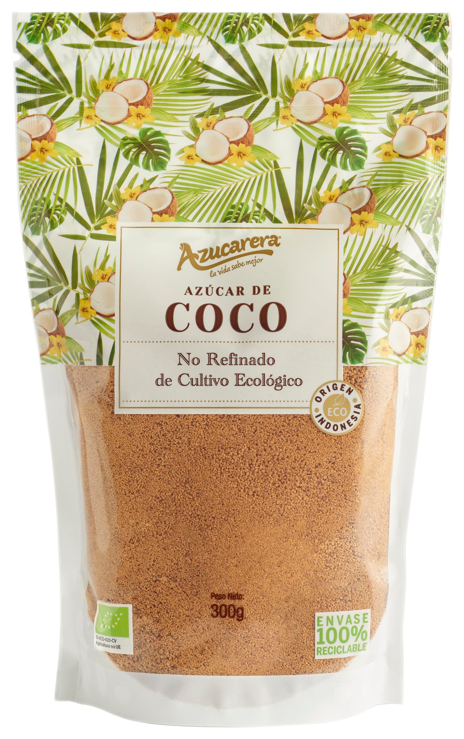 Azúcar de coco no refinado Ecológico Azucarera 300g | Ahorramas