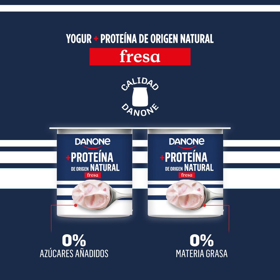 Yogur proteínas Danone pack 4 fresa | Ahorramas