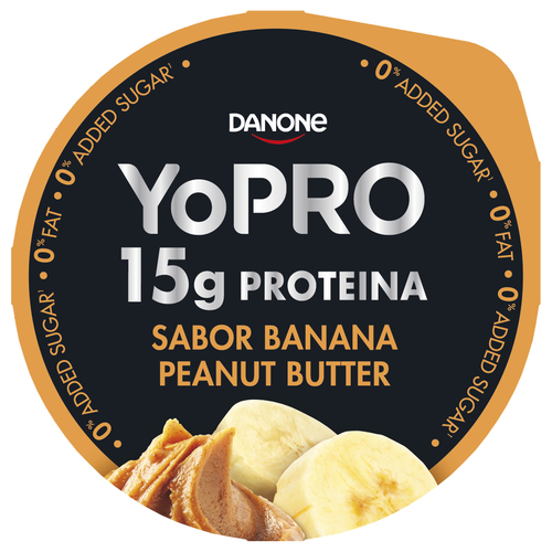 Yogur proteínas Yopro pack 2 plátano mantequilla cacahuete | Ahorramas