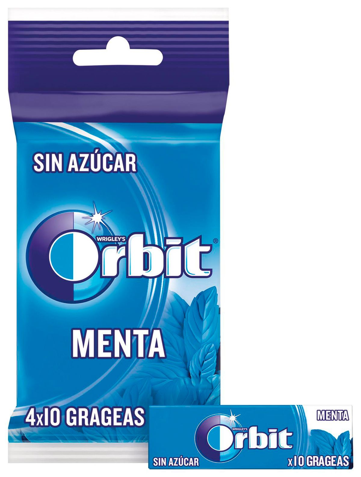 Chicles menta sin azúcar Orbit pack 4 | Ahorramas