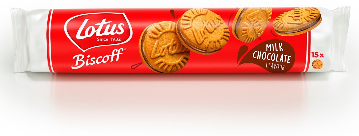 Galleta rellena biscoff Lotus 150g milk chocolate | Ahorramas