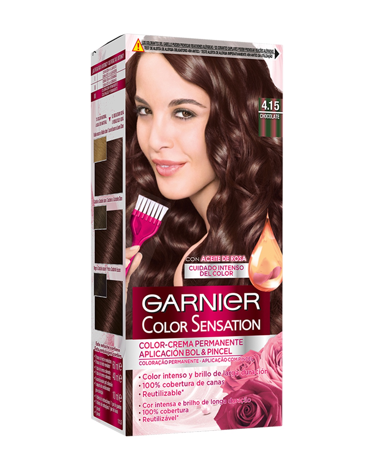 Tinte de cabello Garnier Color Sensation nº 4.15 chocolate | Ahorramas