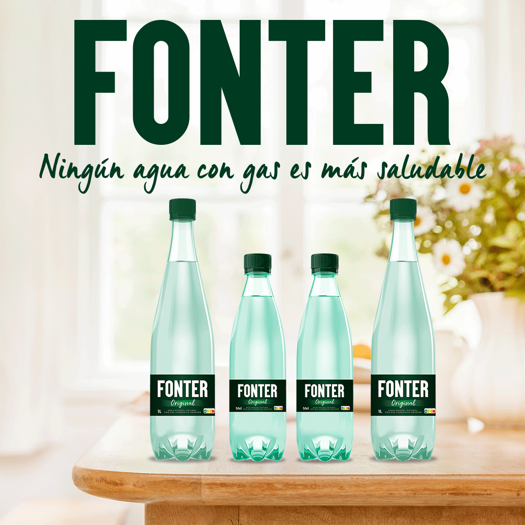 Agua mineral con gas Fonter 1l | Ahorramas