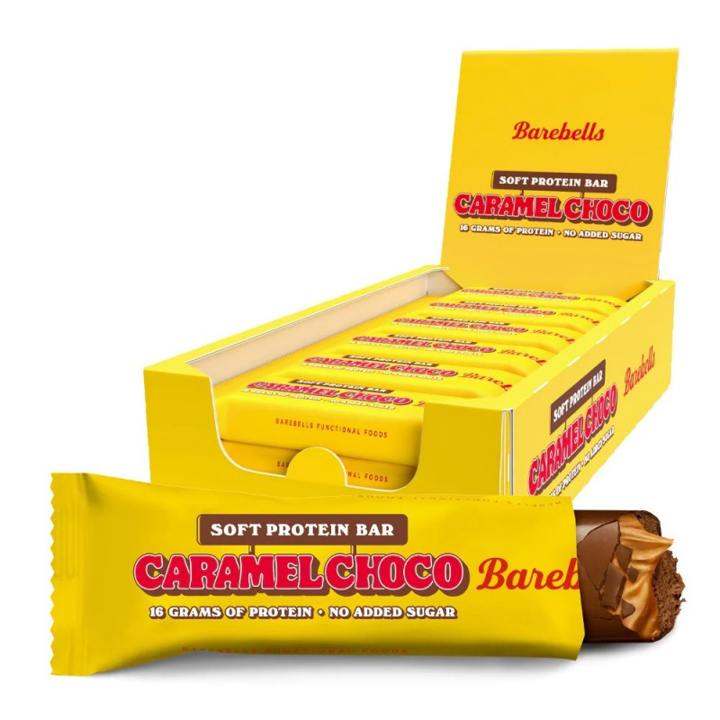 Barrita de proteinas sabor Caramelo-Chocolate Barebells 55g | Ahorramas