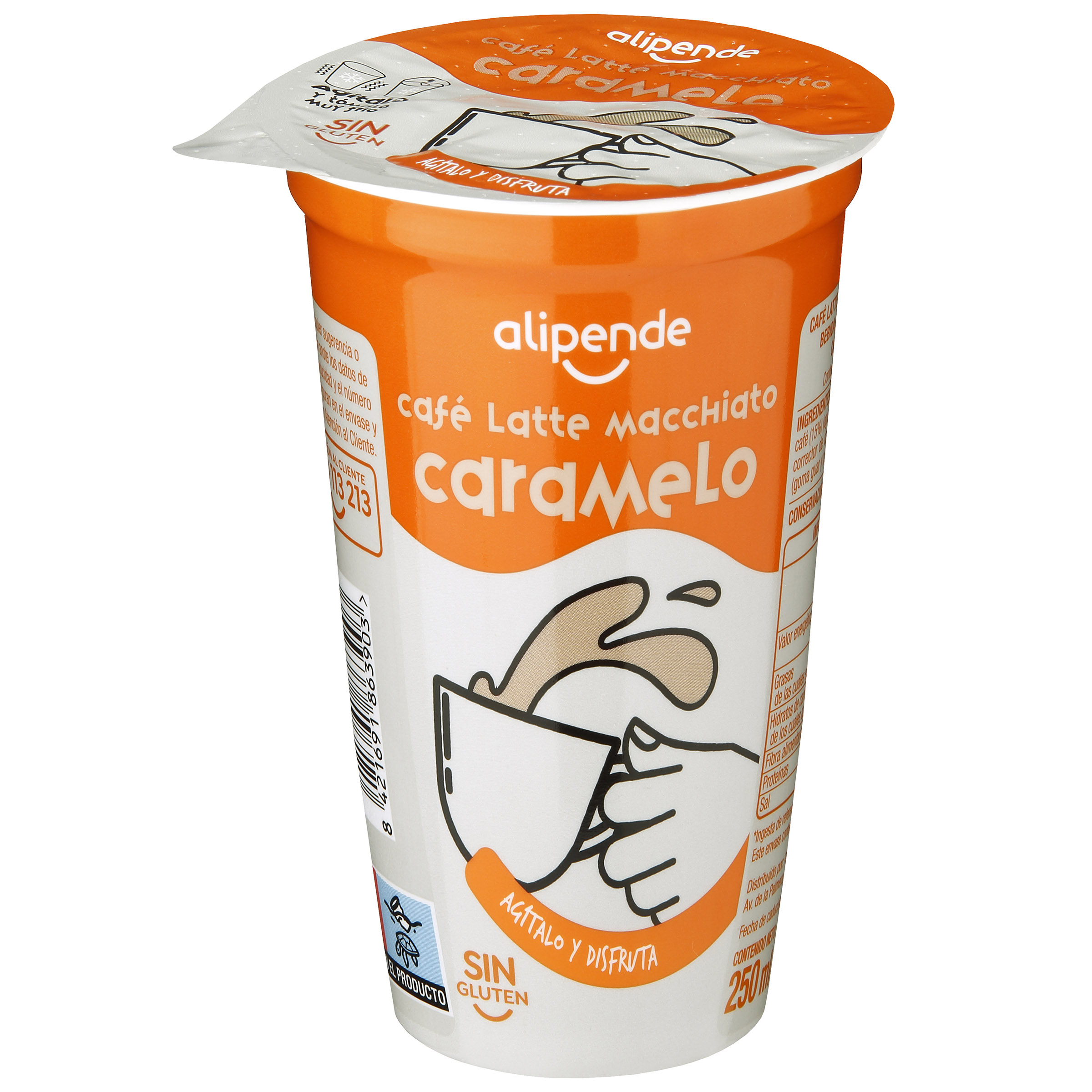 Café latte macchiato alipende sabor caramelo Alip 250ml | Ahorramas