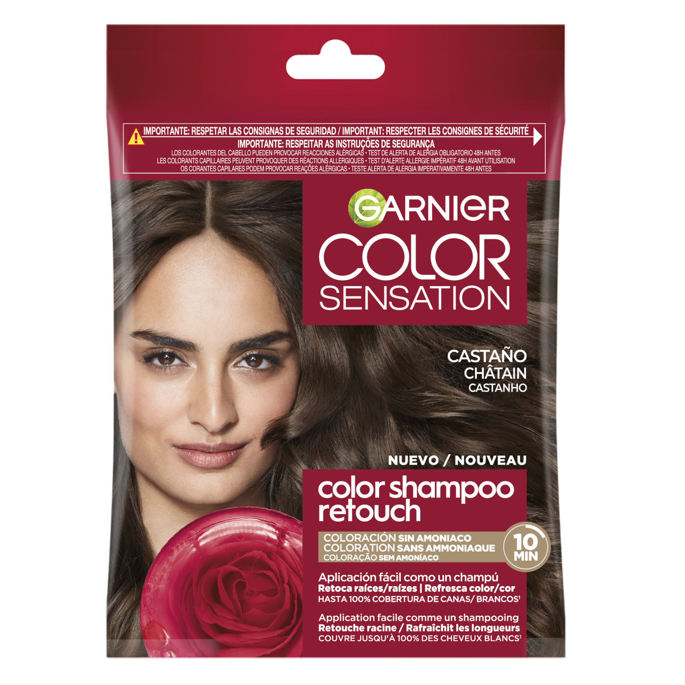 Champú Color Sensation Retouch Garnier Castaño | Ahorramas