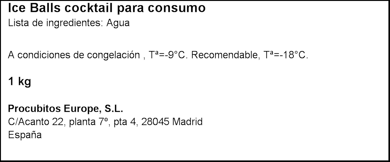 Hielo Cubers Ice Balls 1kg | Ahorramas
