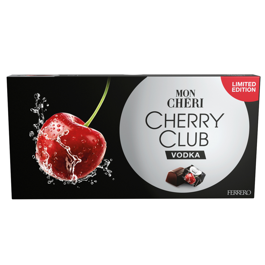 Bombones sabor vodka Mon Cheri Cherry Club 15 uds | Ahorramas