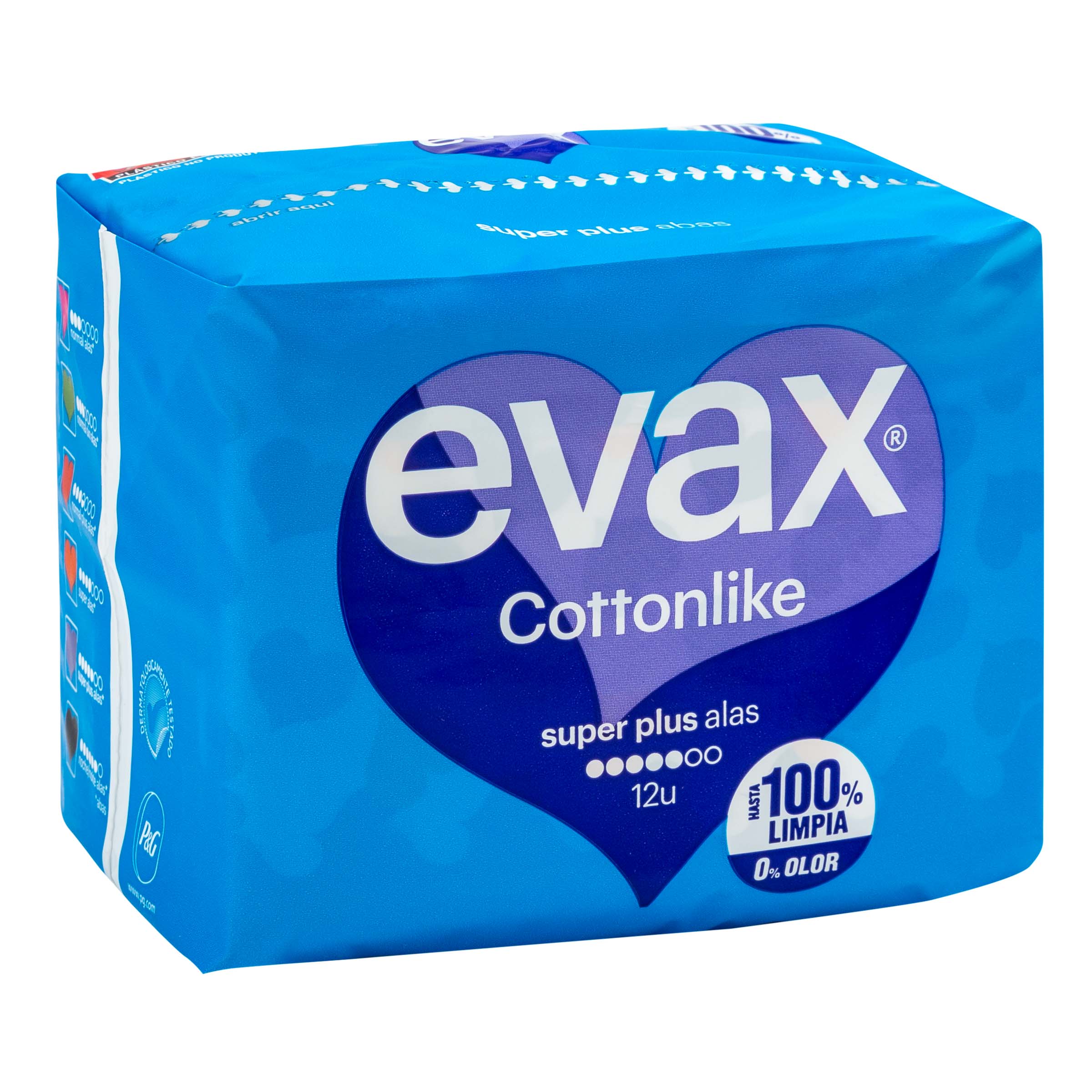 Compresas con alas cottonlike Evax 12 uds super plus | Ahorramas