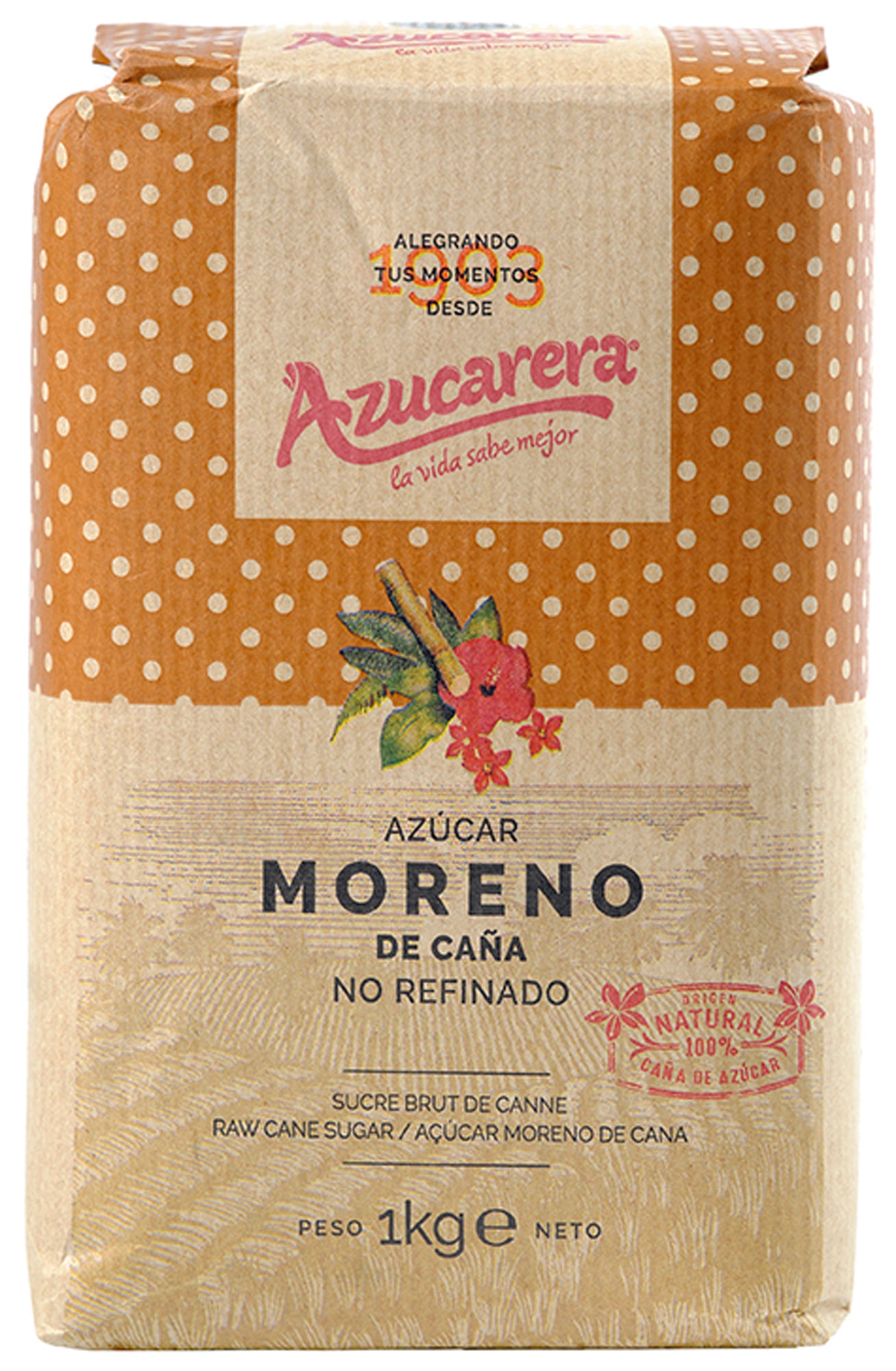 Azúcar moreno de caña no refinado Azucarera 1kg | Ahorramas