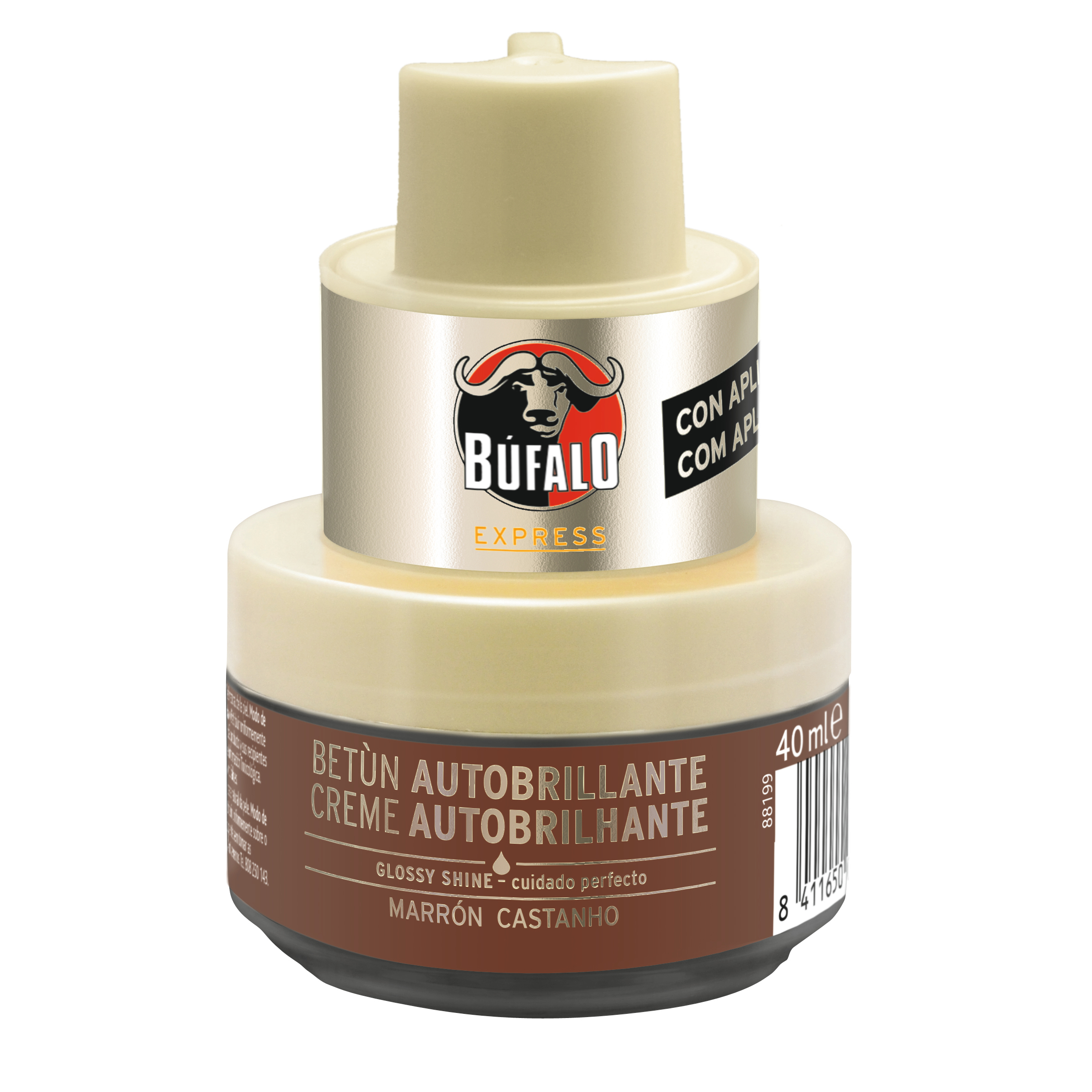 Betún en tarro marrón Búfalo 40 ml | Ahorramas