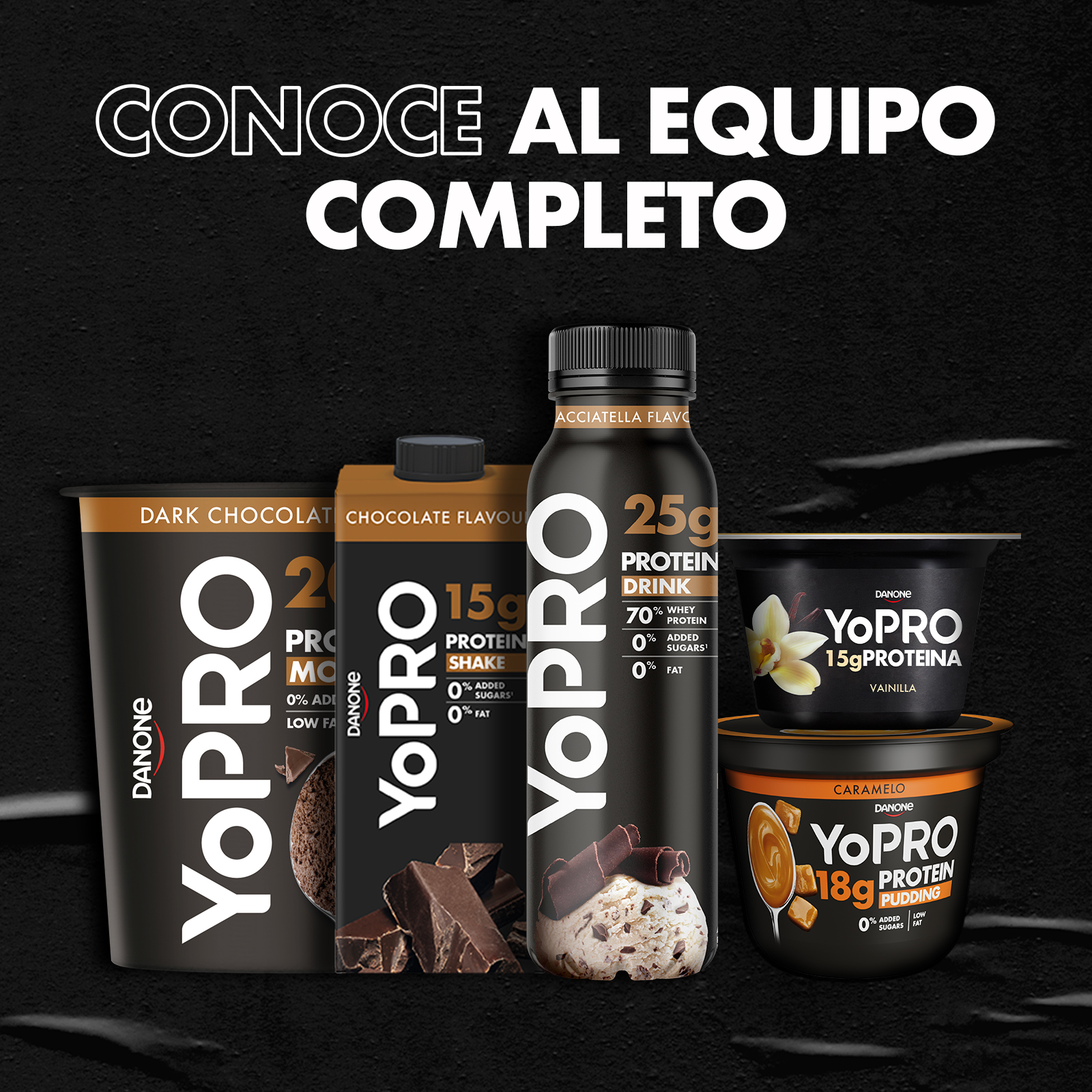 Yogur líquido proteínas Yopro 300g stracciatella | Ahorramas
