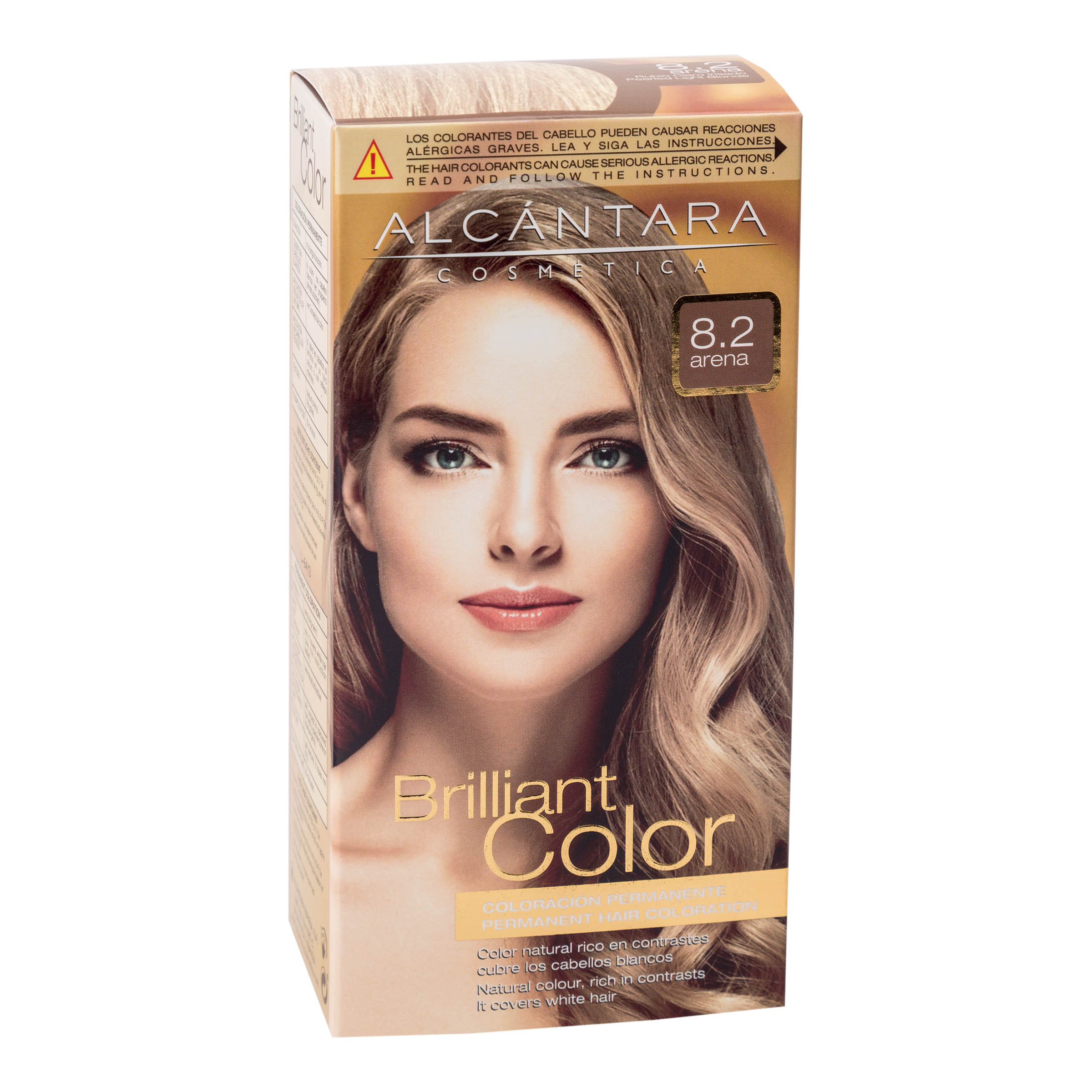 Tinte de cabello Alcántara Brilliant Color nº 8.2 arena | Ahorramas