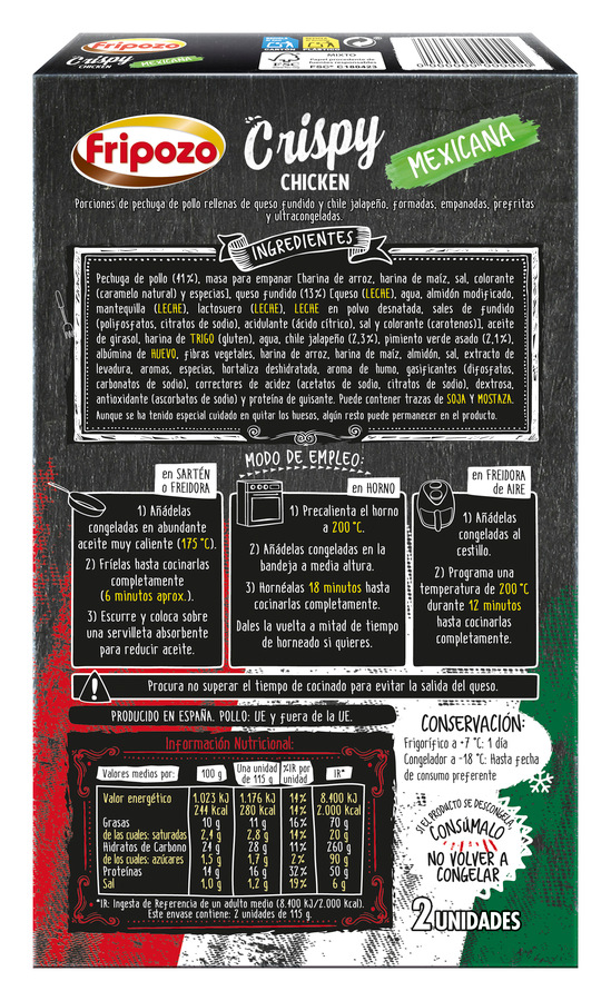 Crispy chicken Fripozo mexicana 2 uds | Ahorramas