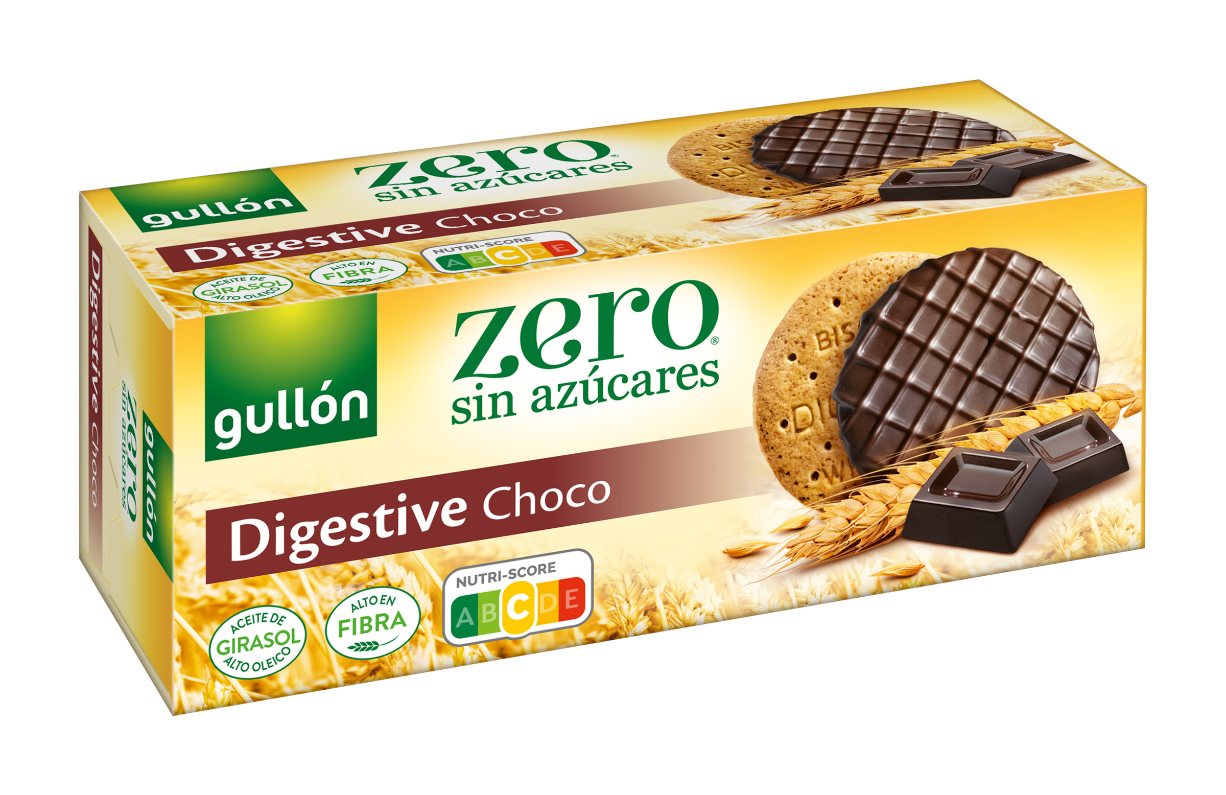 Gullón digestive zero sin azúcares añadidos de chocolate Gullón 270g ...