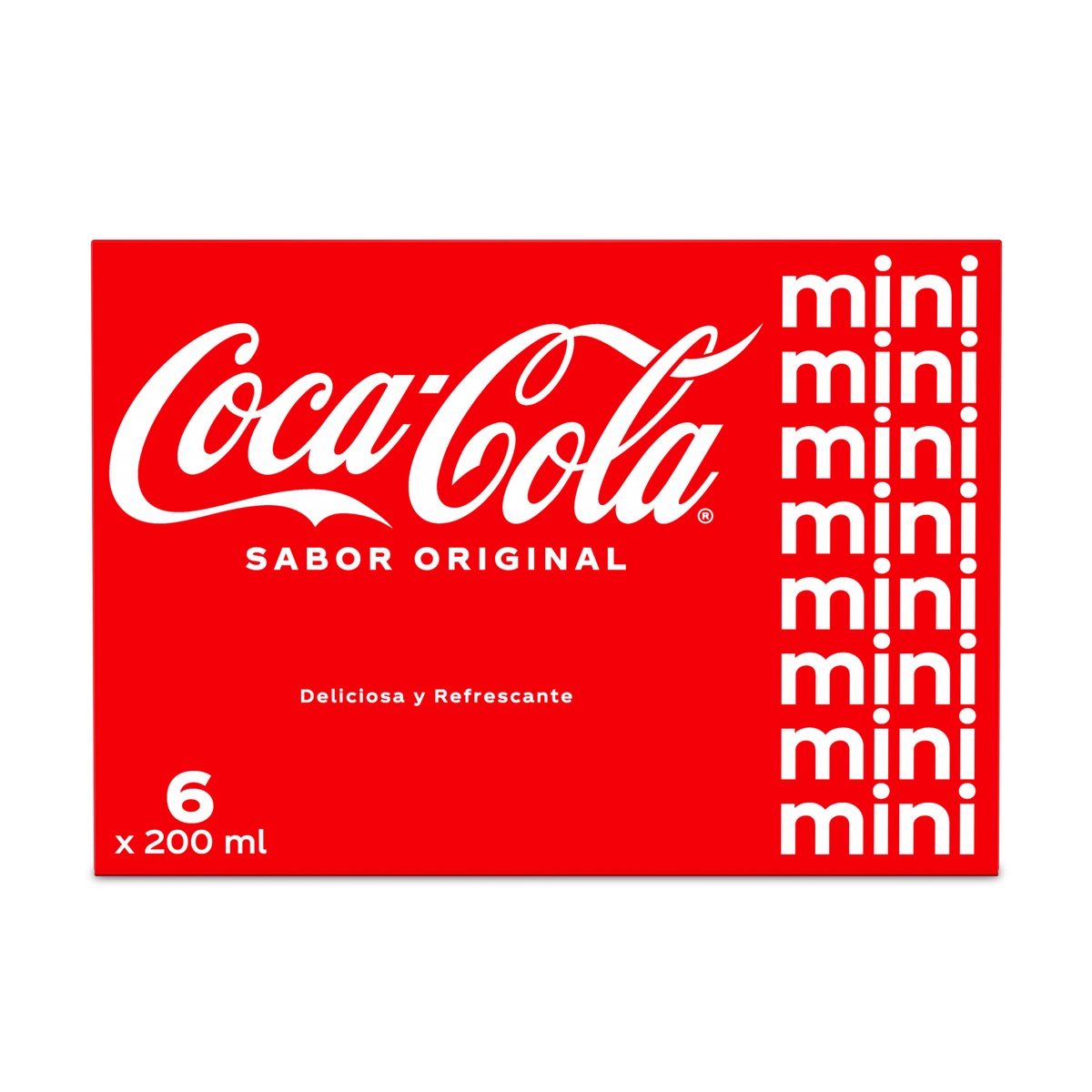 Refresco cola Coca-Cola mini lata 20cl pack 6 | Ahorramas