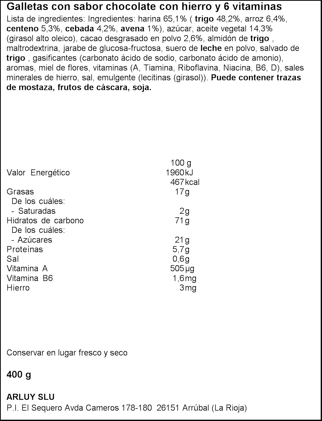Galletas de chocolate Simpsons Donkis Arluy 400g | Ahorramas