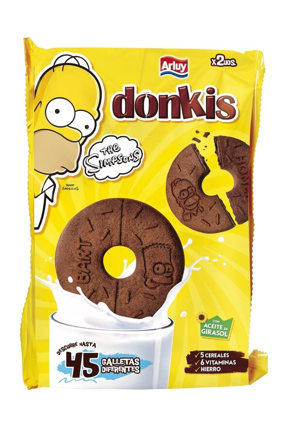 Galletas de chocolate Simpsons Donkis Arluy 400g | Ahorramas