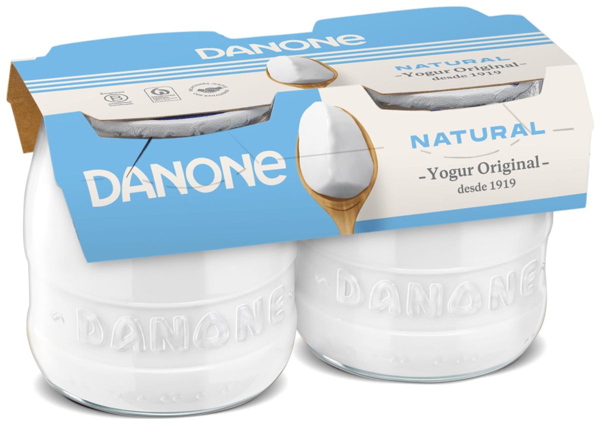 Yogur Danone pack 2 natural | Ahorramas