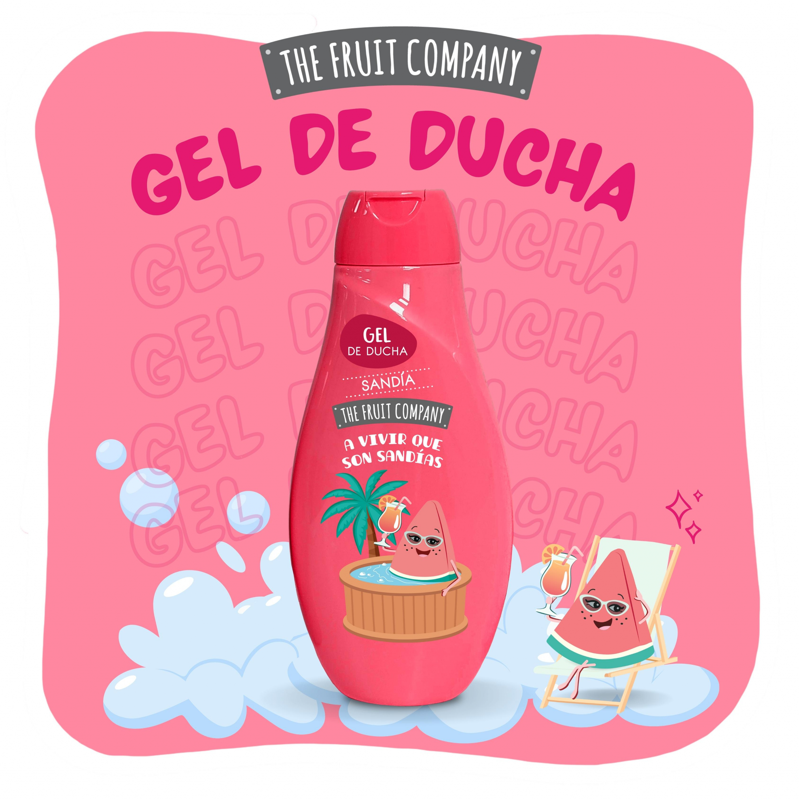 Gel Ducha The Fruit Company 600 Ml Sandía | Ahorramas