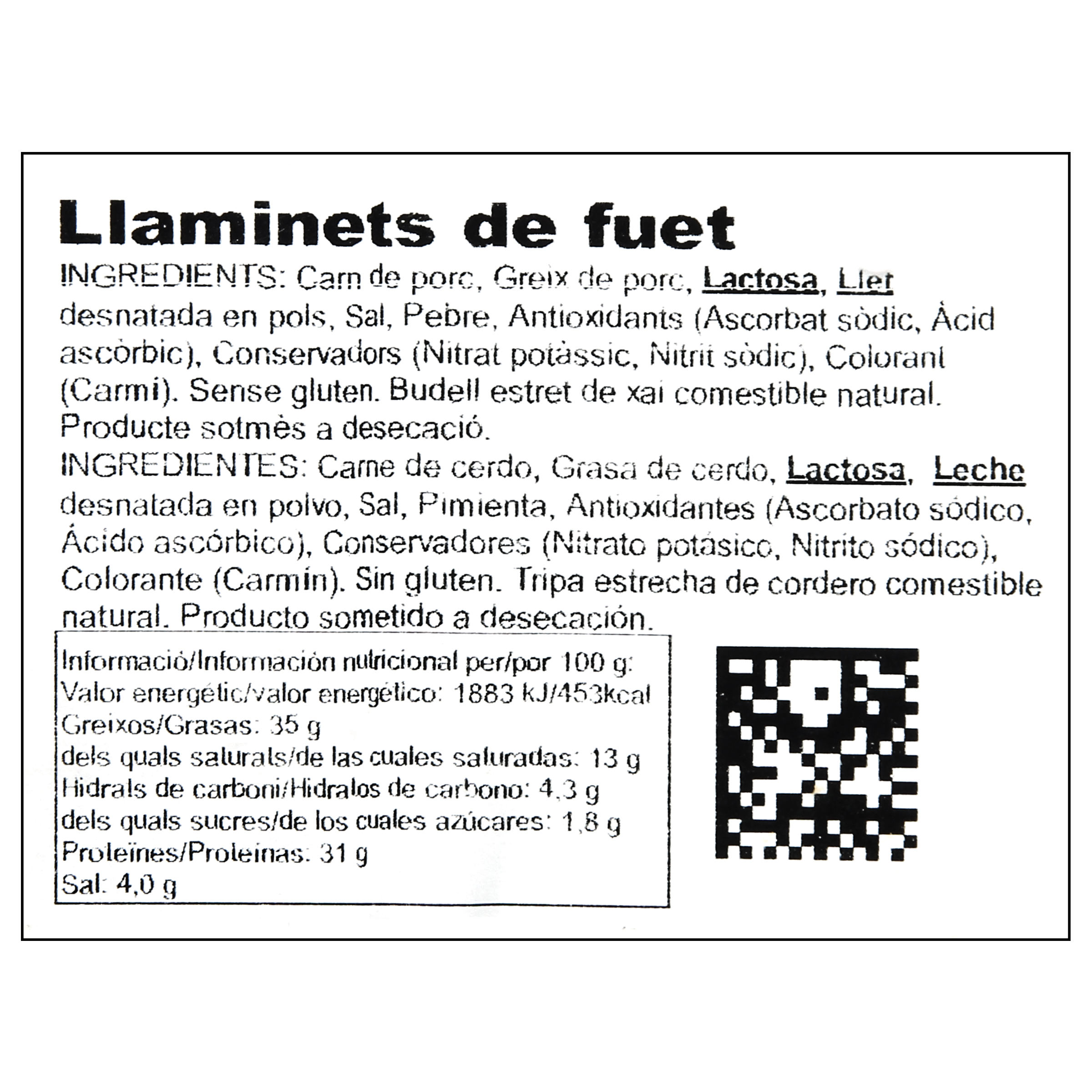 Mini fuet Salgot | Ahorramas