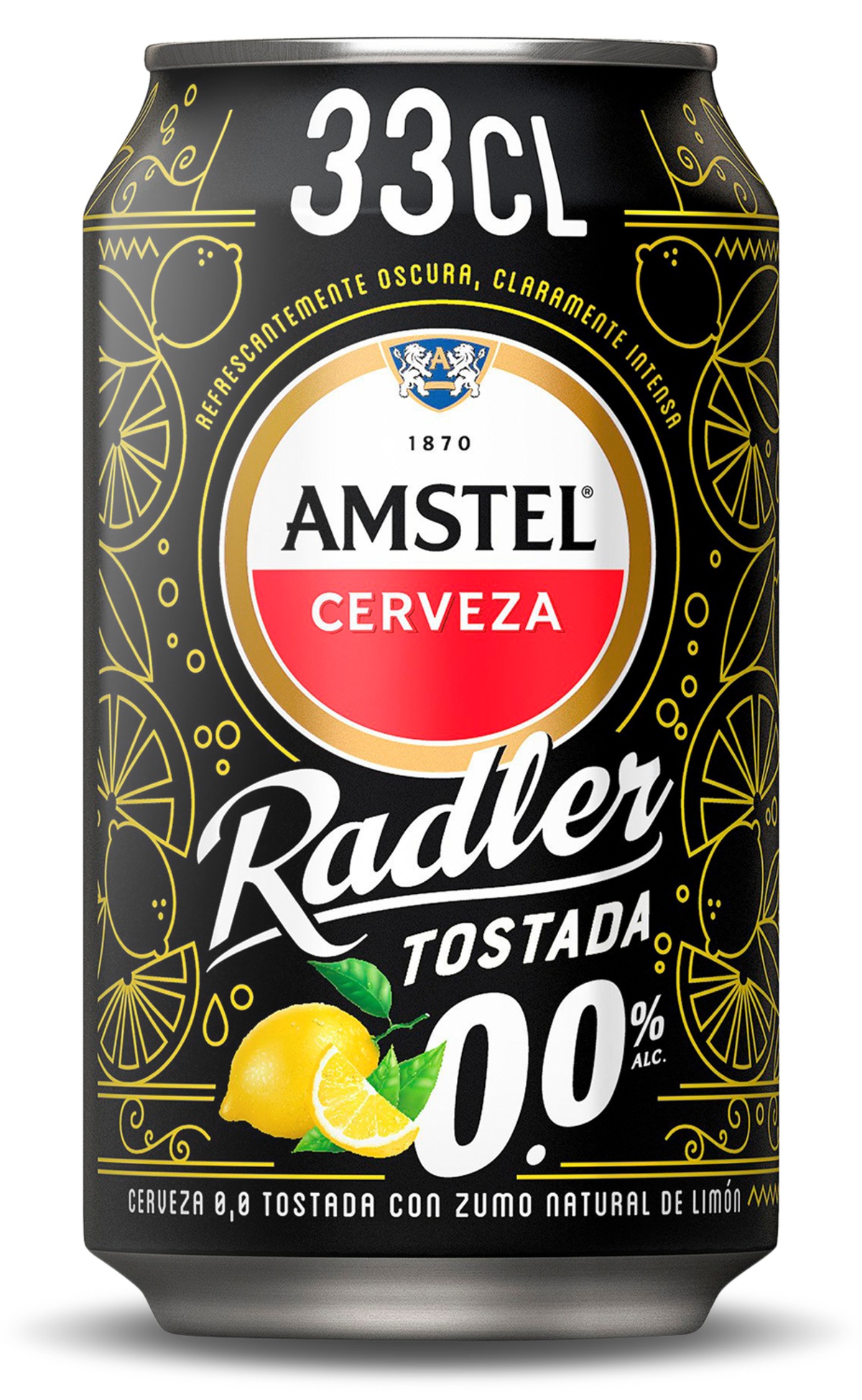 Cerveza tostada 00 radler Amstel lata 33cl | Ahorramas