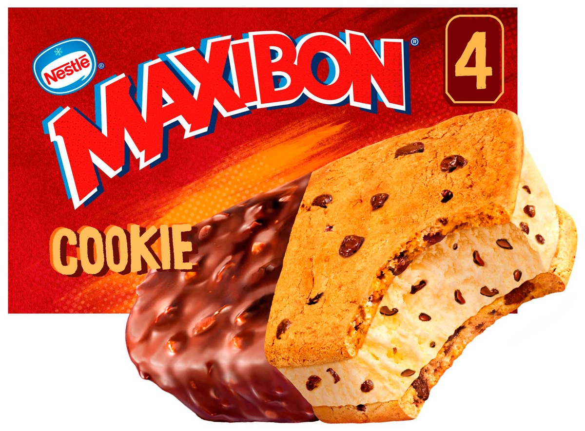 Helado Maxibon Nestlé Cookies and Cream 4 uds | Ahorramas