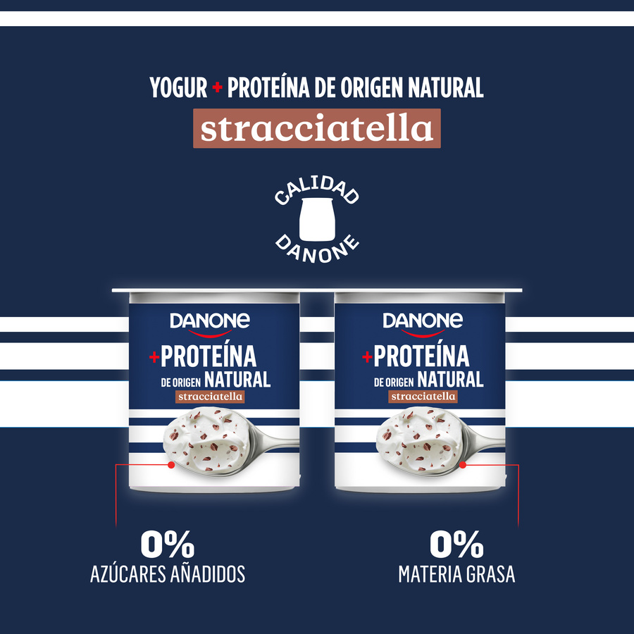 Yogur proteínas Danone pack 4 stracciatella | Ahorramas