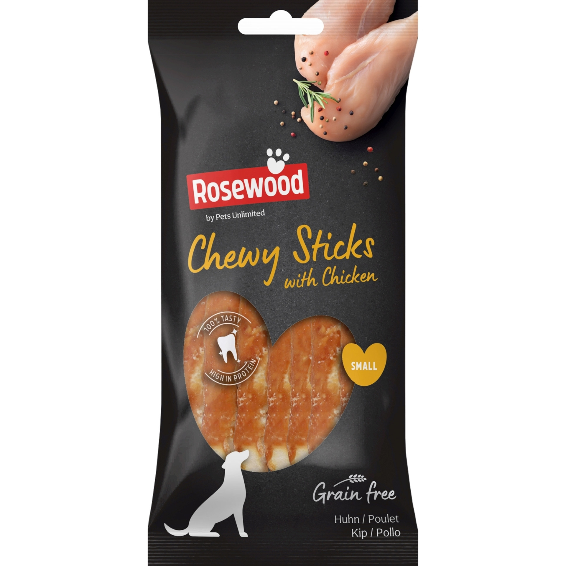 Snack perro Pets Unlimited chewy sticks 100g | Ahorramas