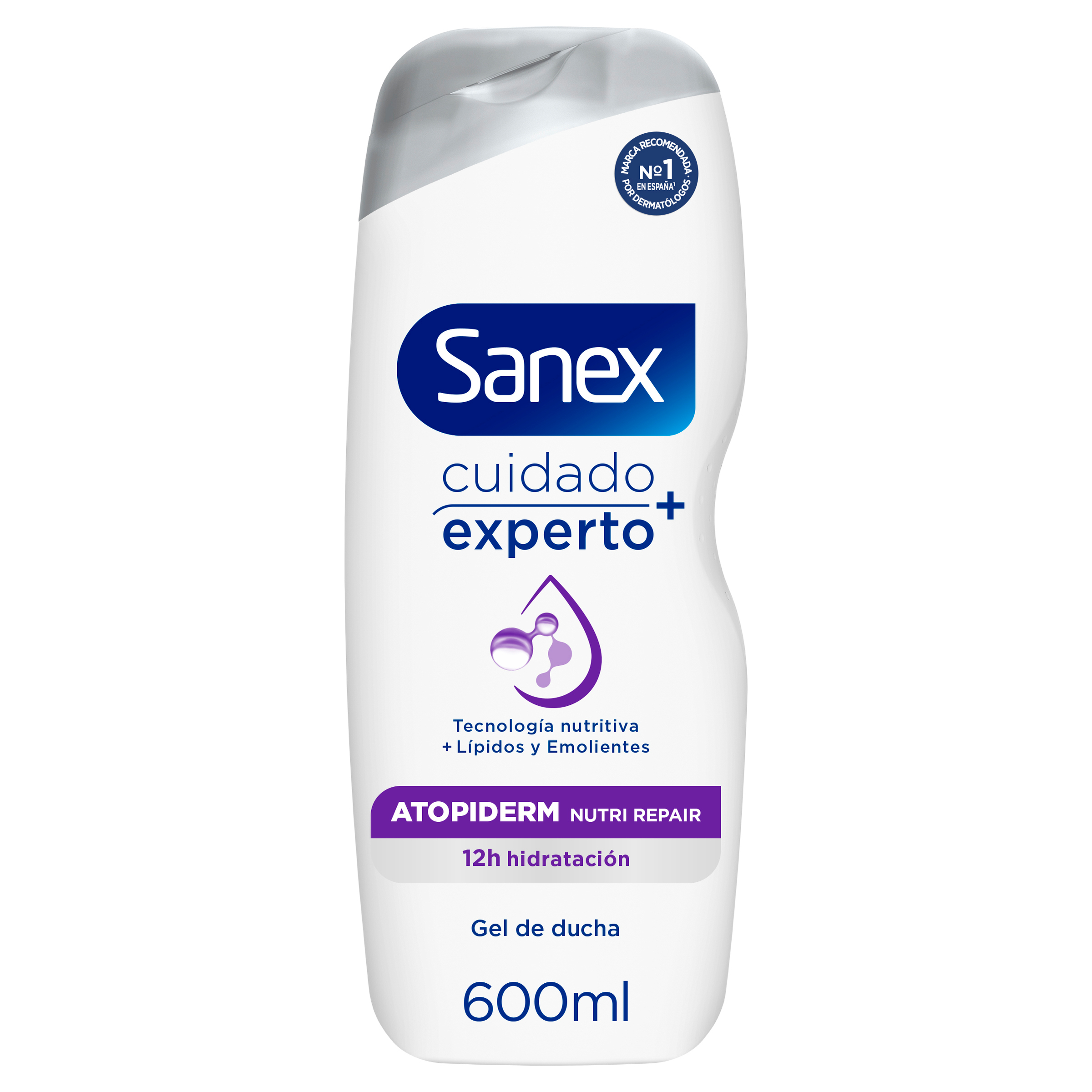 Gel de ducha Sanex cuidado experto+ atopiderm nutri repair 600 ml ...