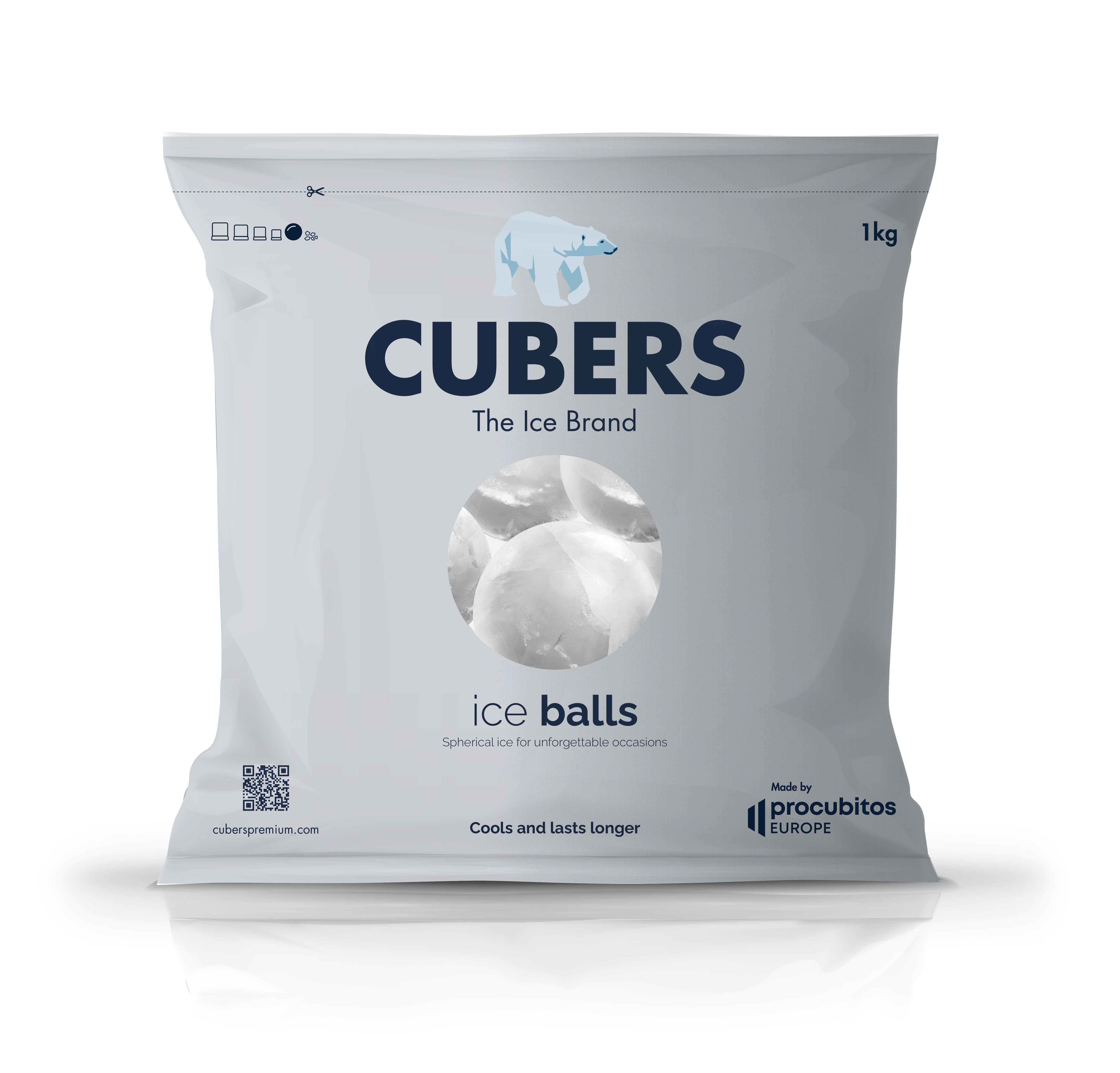 Hielo Cubers Ice Balls 1kg | Ahorramas